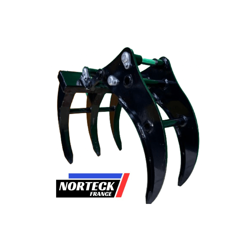 grappin forestier pour mini pelle